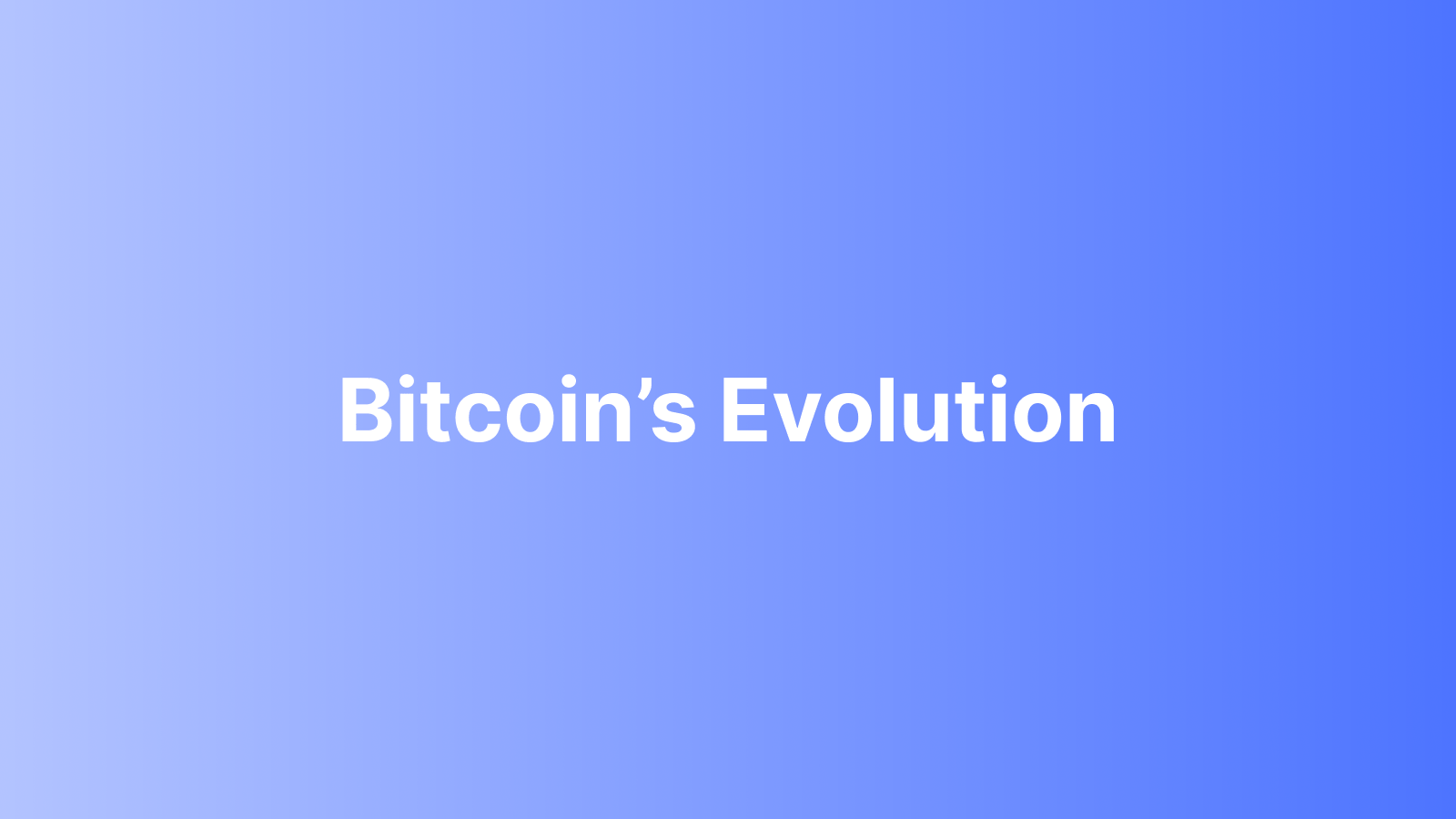 Bitcoin's History & Evolution: Complete Timeline + Facts