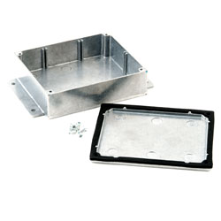 IP68 Enclosures with EMI and RFI Protection - Flange Mounting