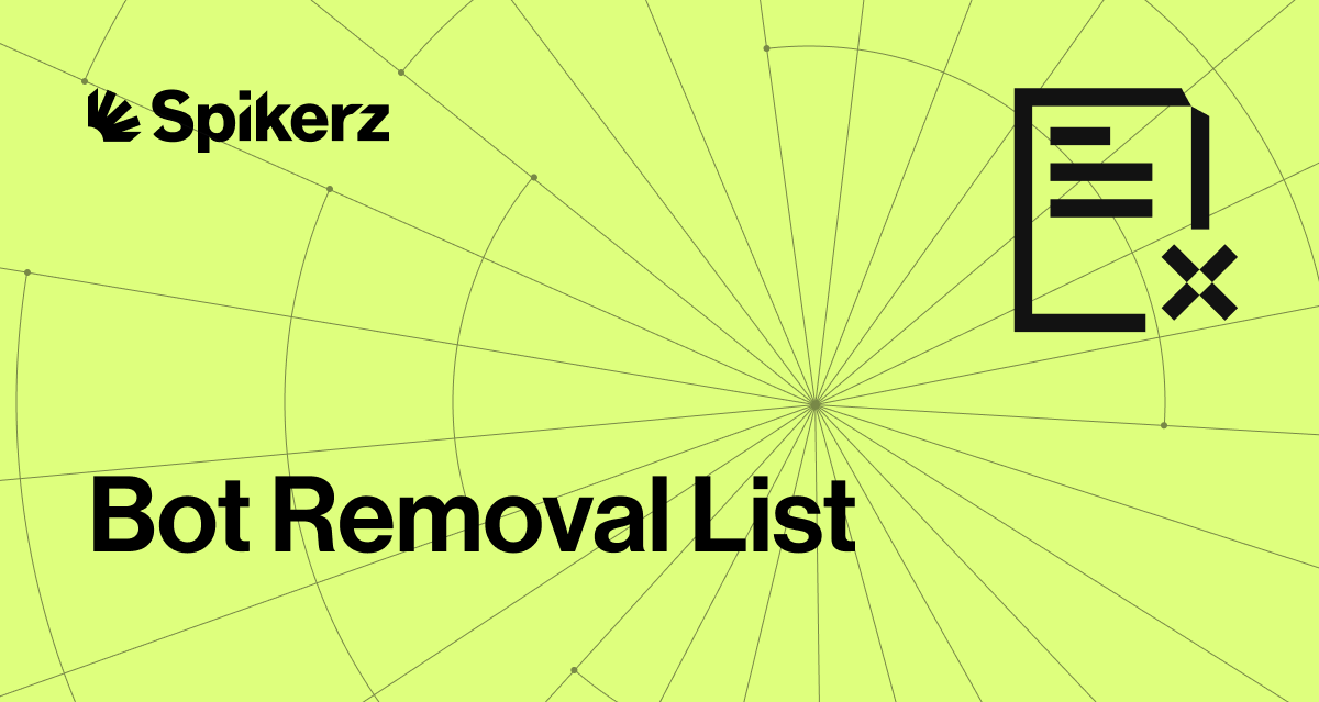 Spikerz - Bot Removal List