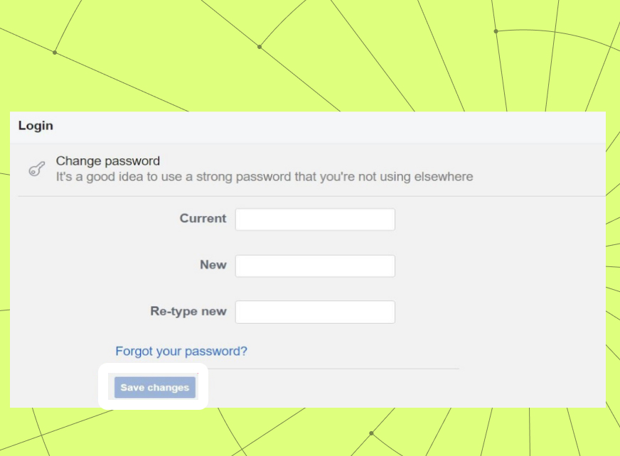How to change or reset your password on Facebook? - Spikerz