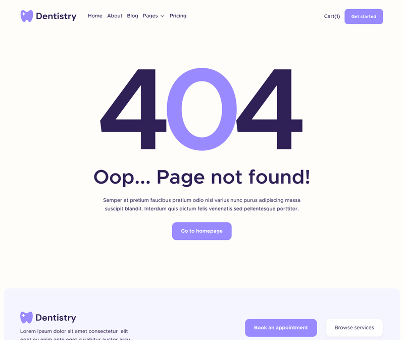 DentalCare X - Webflow Ecommerce Website Template
