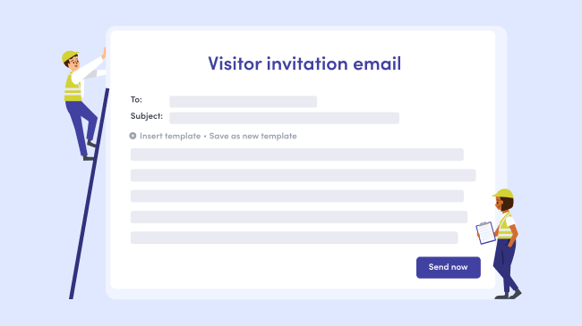 An OSHA-compliant visitor email template | Envoy