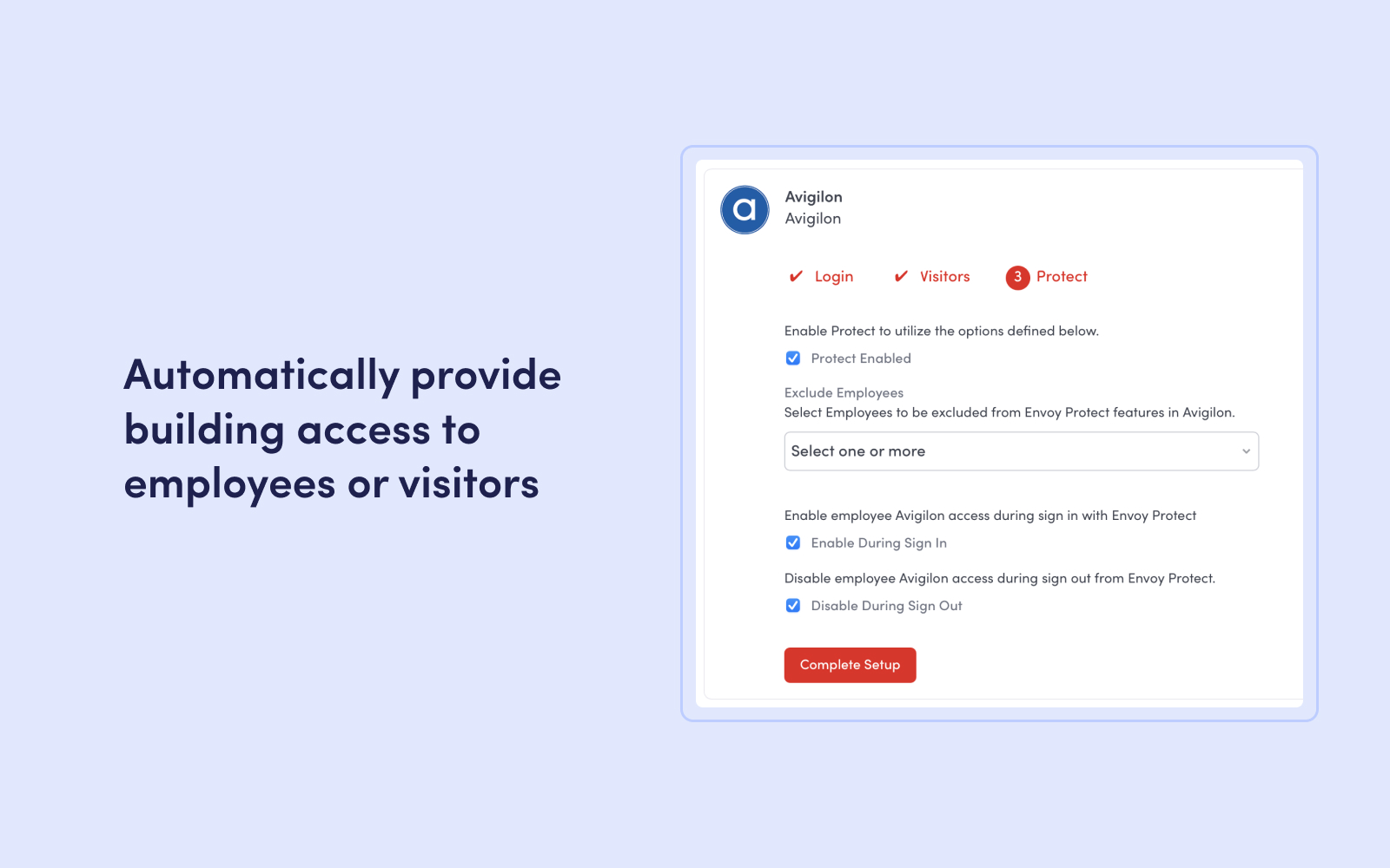 Avigilon Unity Access | Envoy