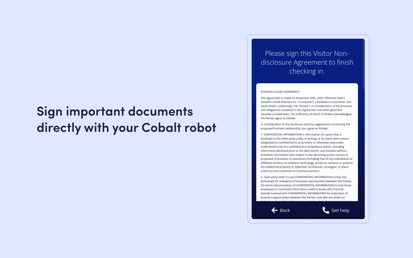 Cobalt Visitor Management and Escort | Envoy