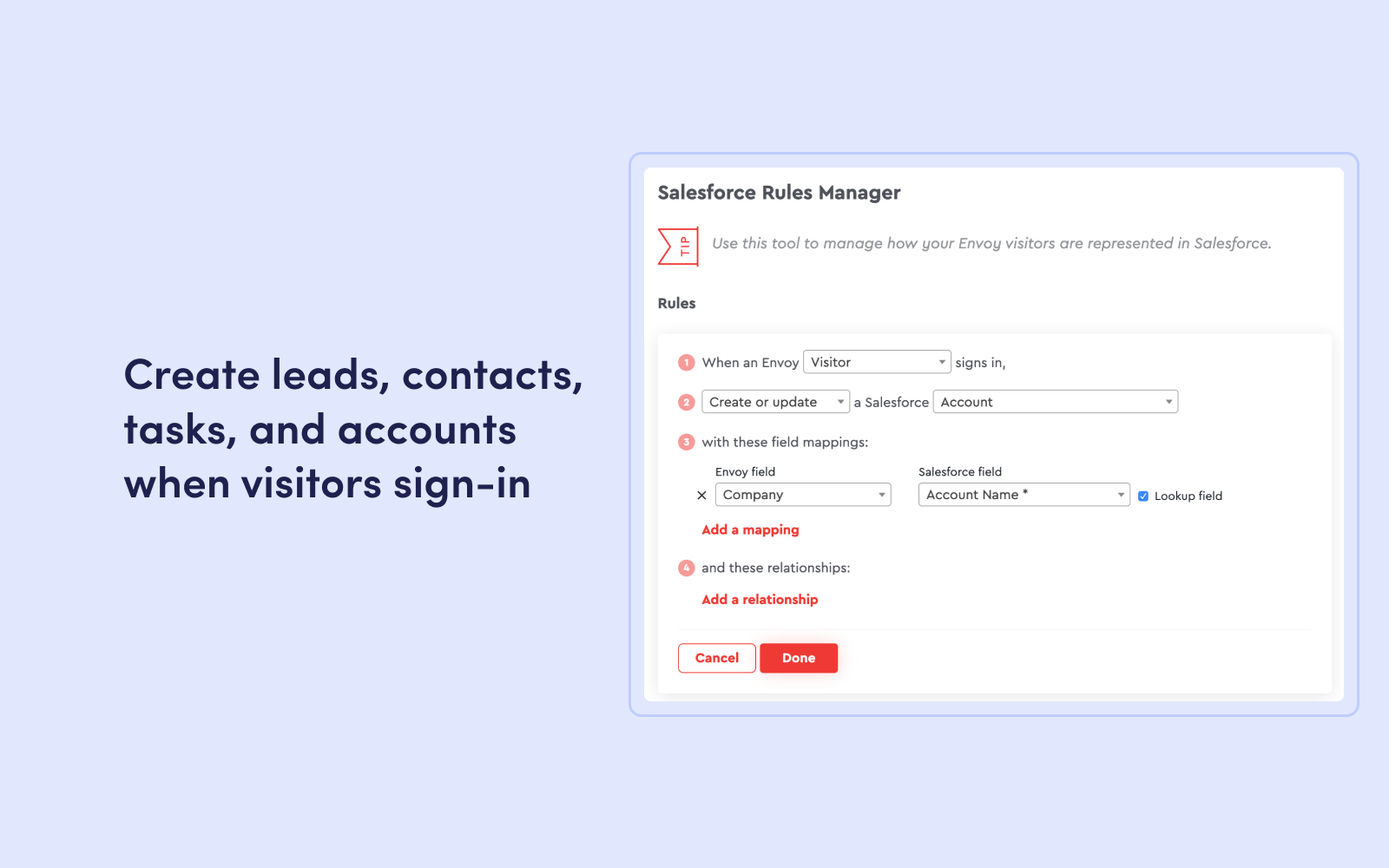 Salesforce + Work.com | Envoy
