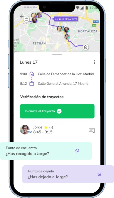 Carpooling para Universidades - Hoop Carpool