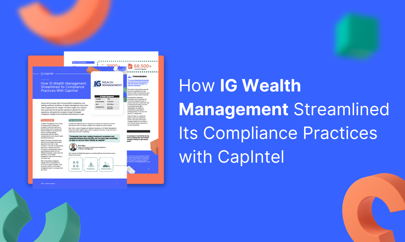 Customer Stories - CapIntel