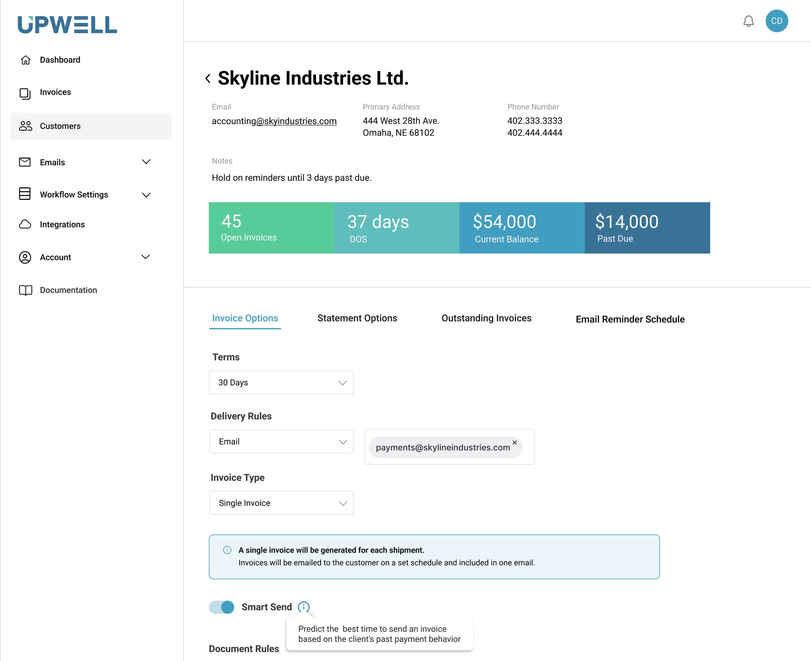 Upwell - The Frontier of Freight Finance.