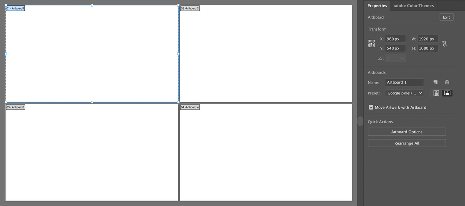 Working With Artboards in Photoshop and Illustrator