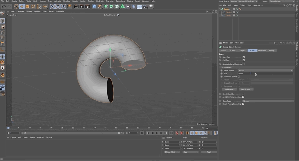 New Flexibility and Efficiency with Caps and Bevels in Cinema 4D R21