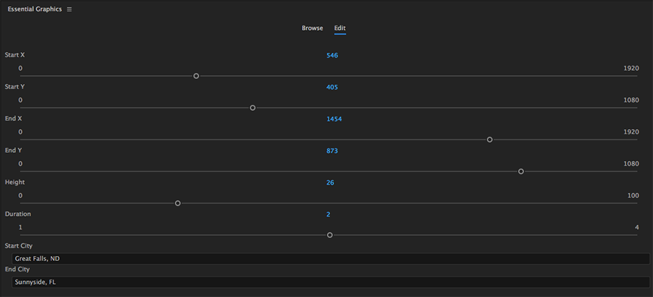 How to Use the Essential Graphics Panel