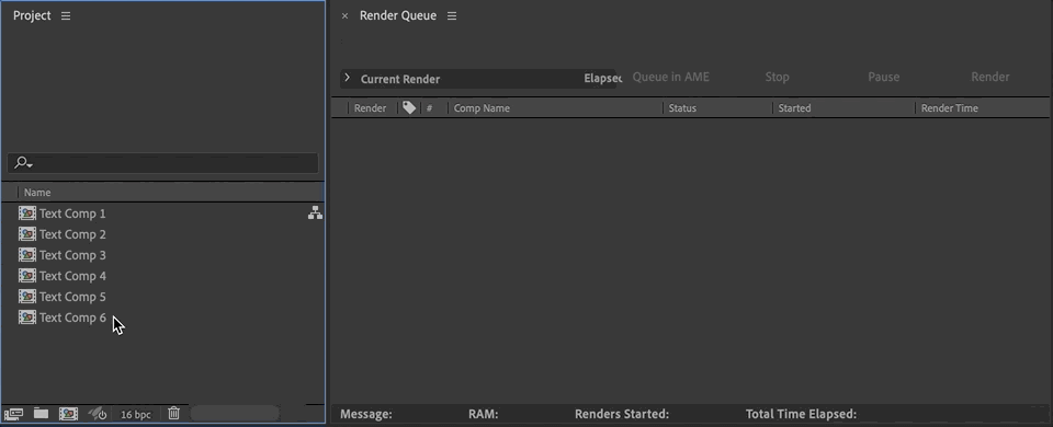 How to Render In (or Export From) After Effects