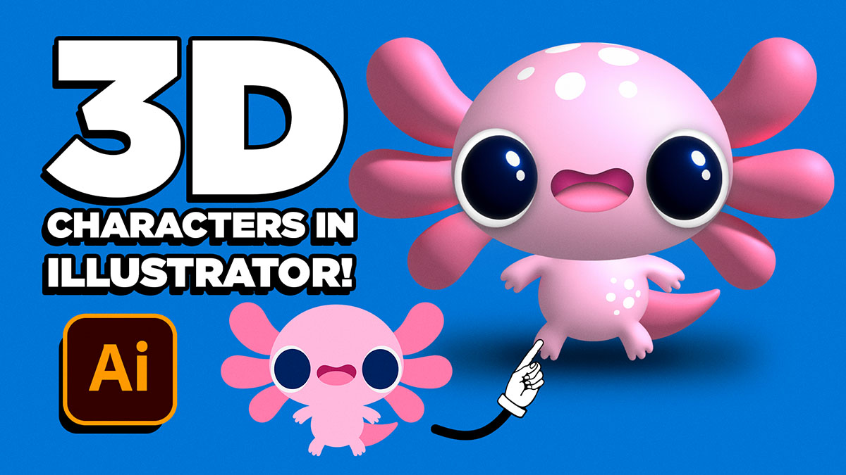 3D Character Design in Adobe Illustrator