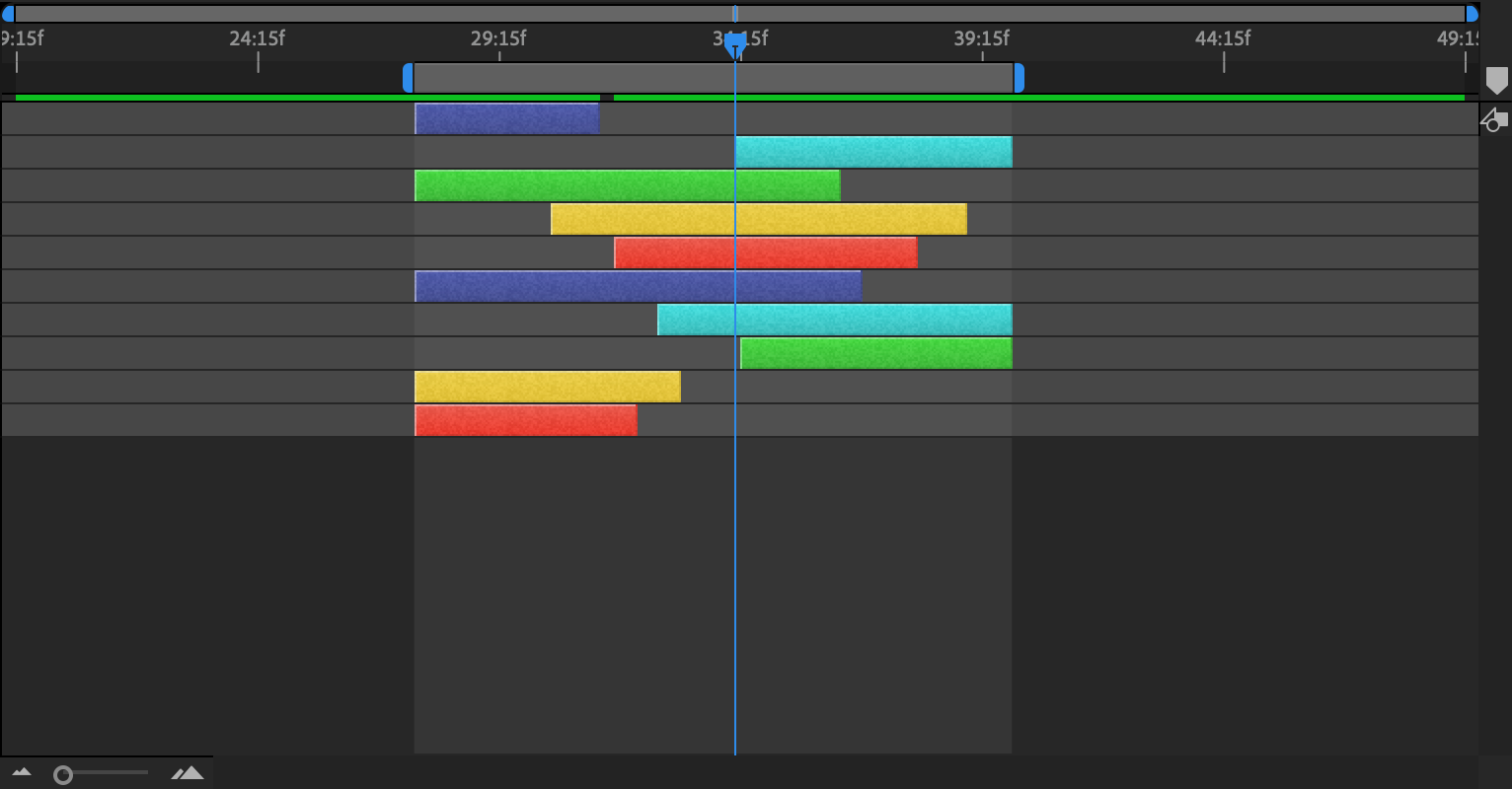 Trim Compositions Based on In and Out Points