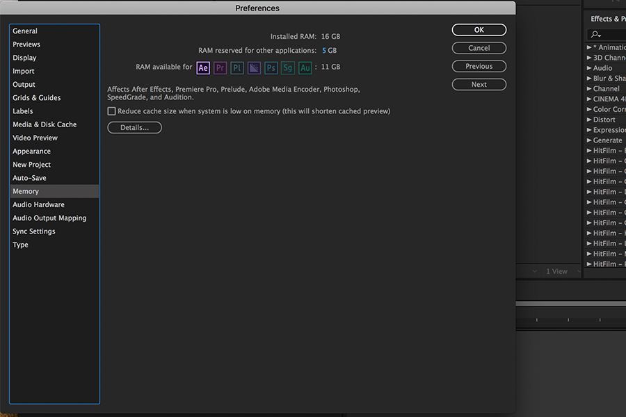 A Helpful Guide to RAM in After Effects