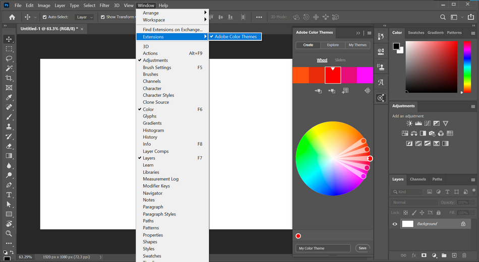 A Quick Guide to Photoshop Menus - Window