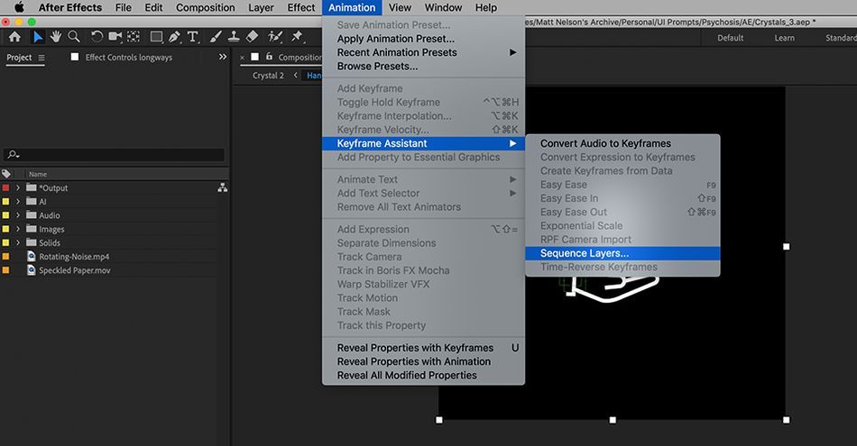 Work Faster in After Effects with the Animation Menu