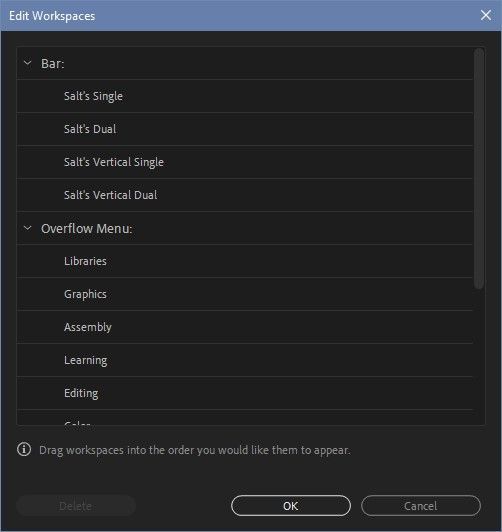 Exploring the Menus of Adobe Premiere Pro - Window