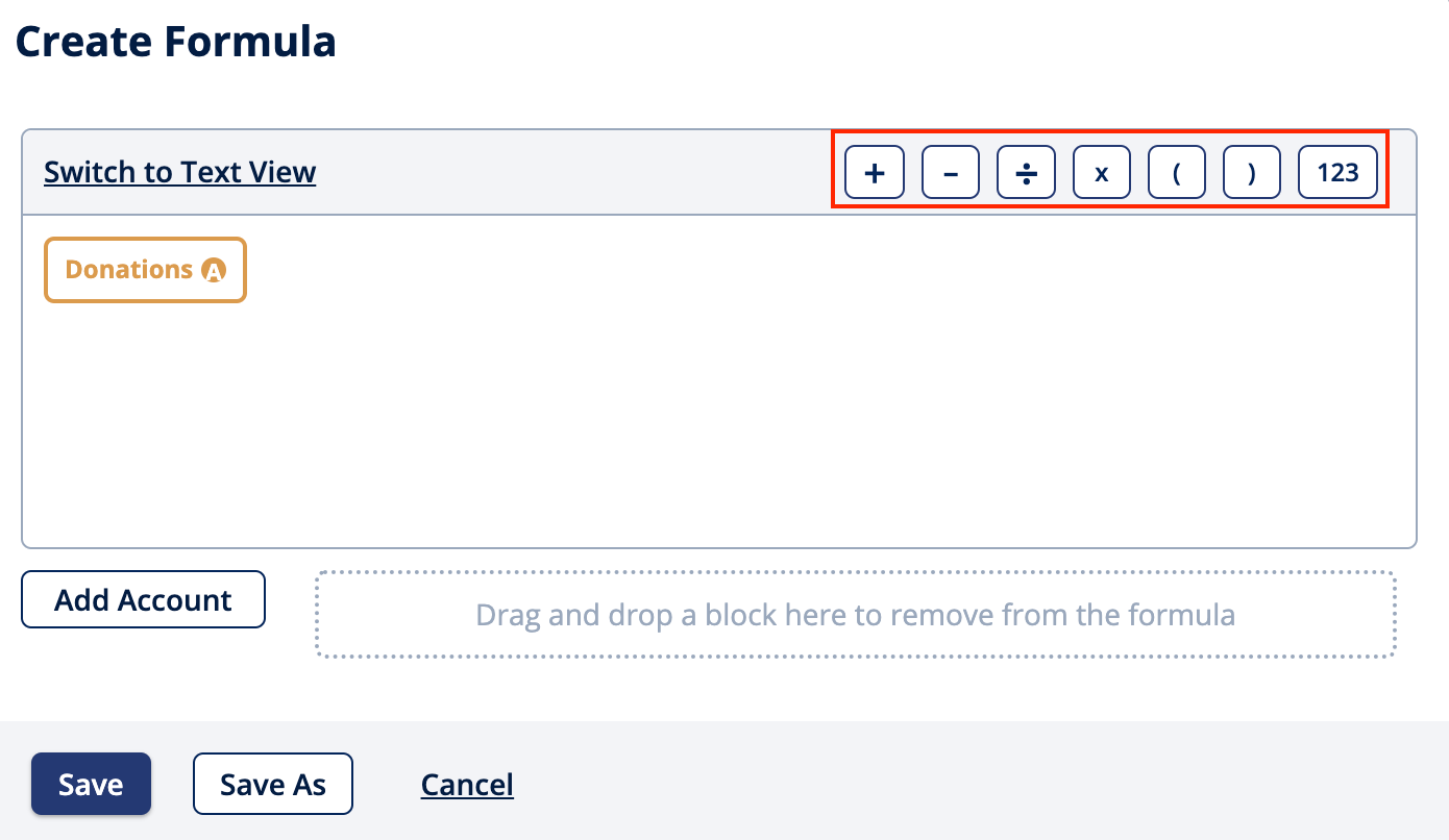 Using the formula builder
