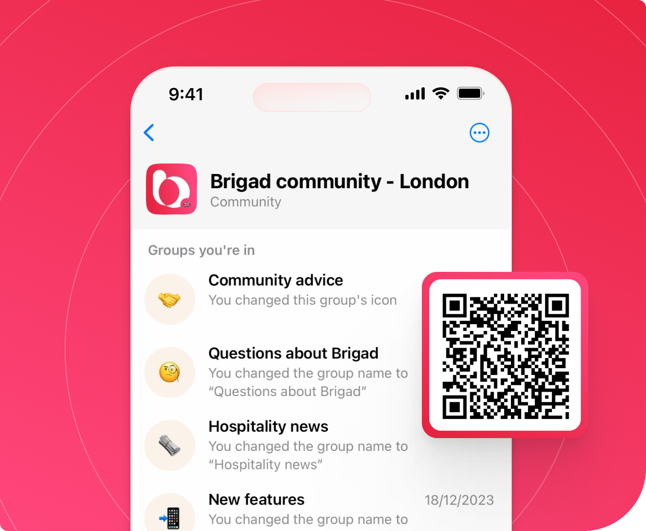 Connect with your peers & colleagues in the Brigad community