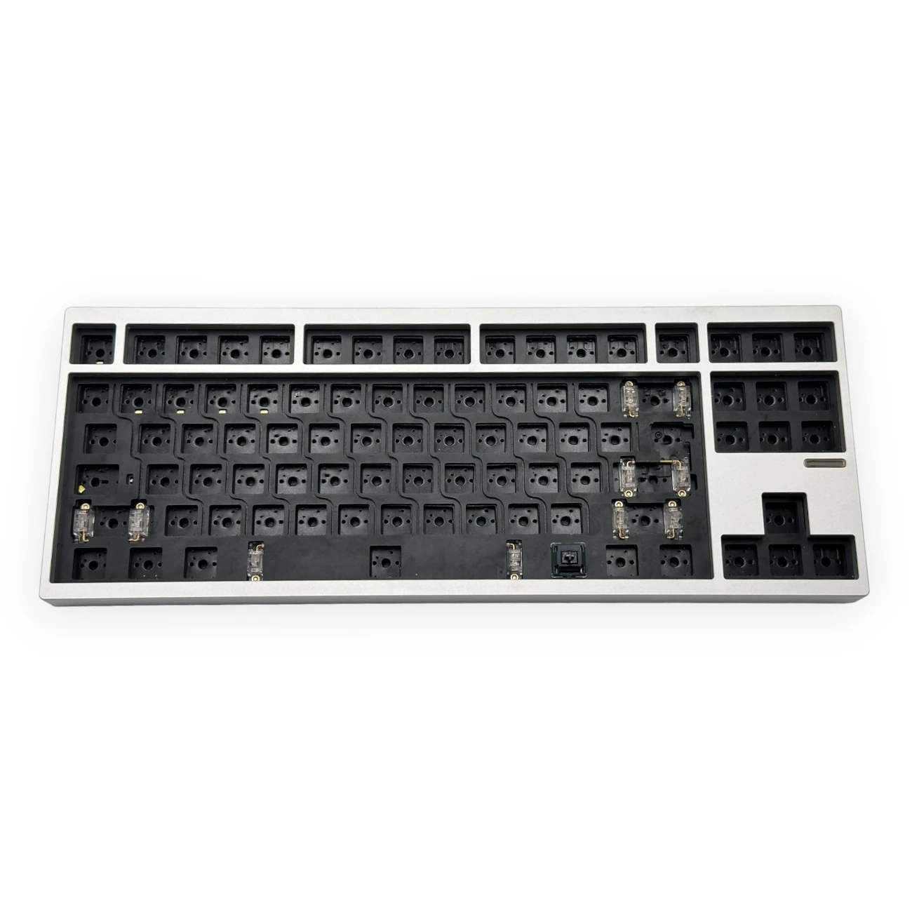 Кастомна механічна клавіатура QwertyKeys (Owlab) QK80 Silver