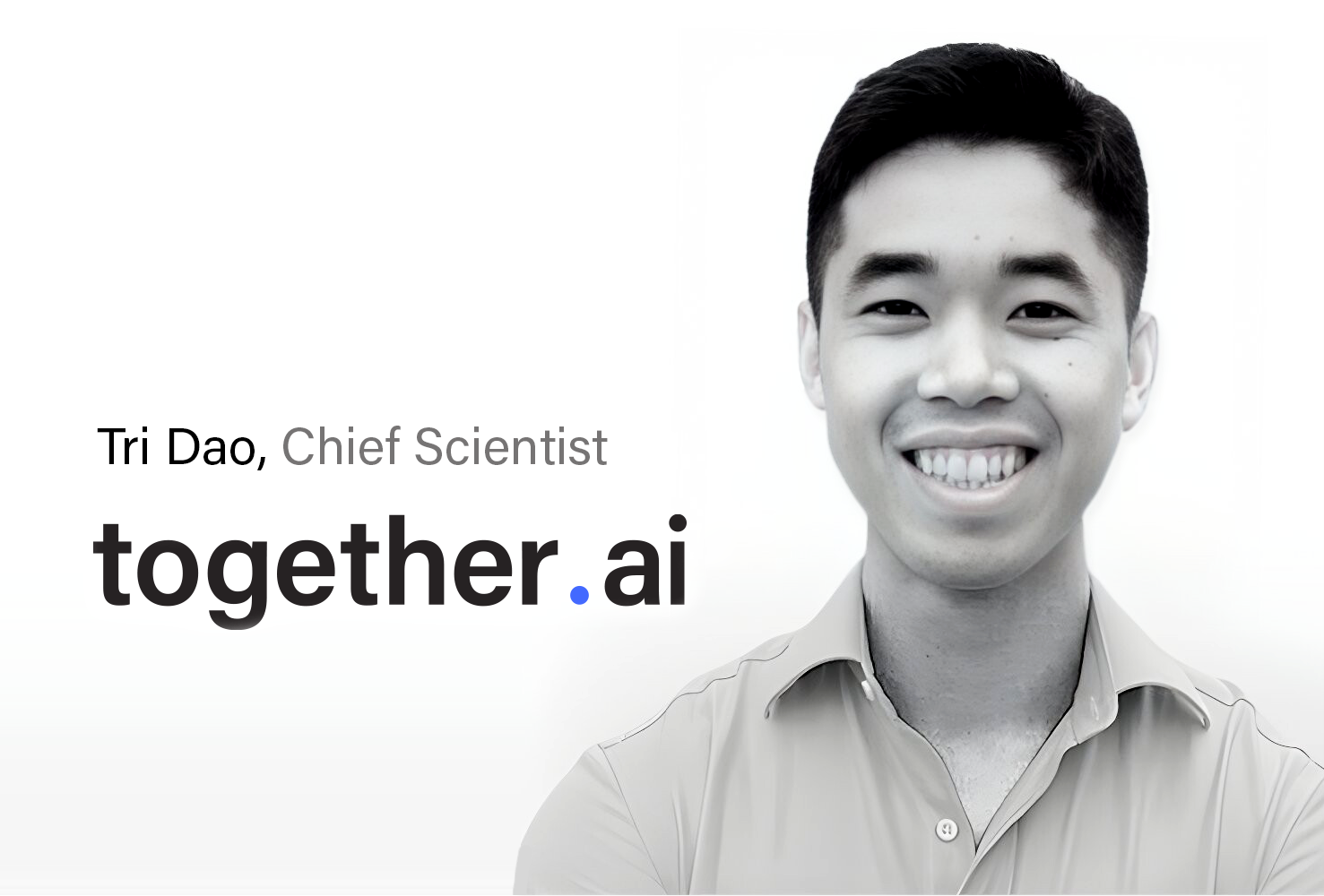 Introducing Together AI Chief Scientist Tri Dao, as he releases FlashAttention-2 to speed up ...