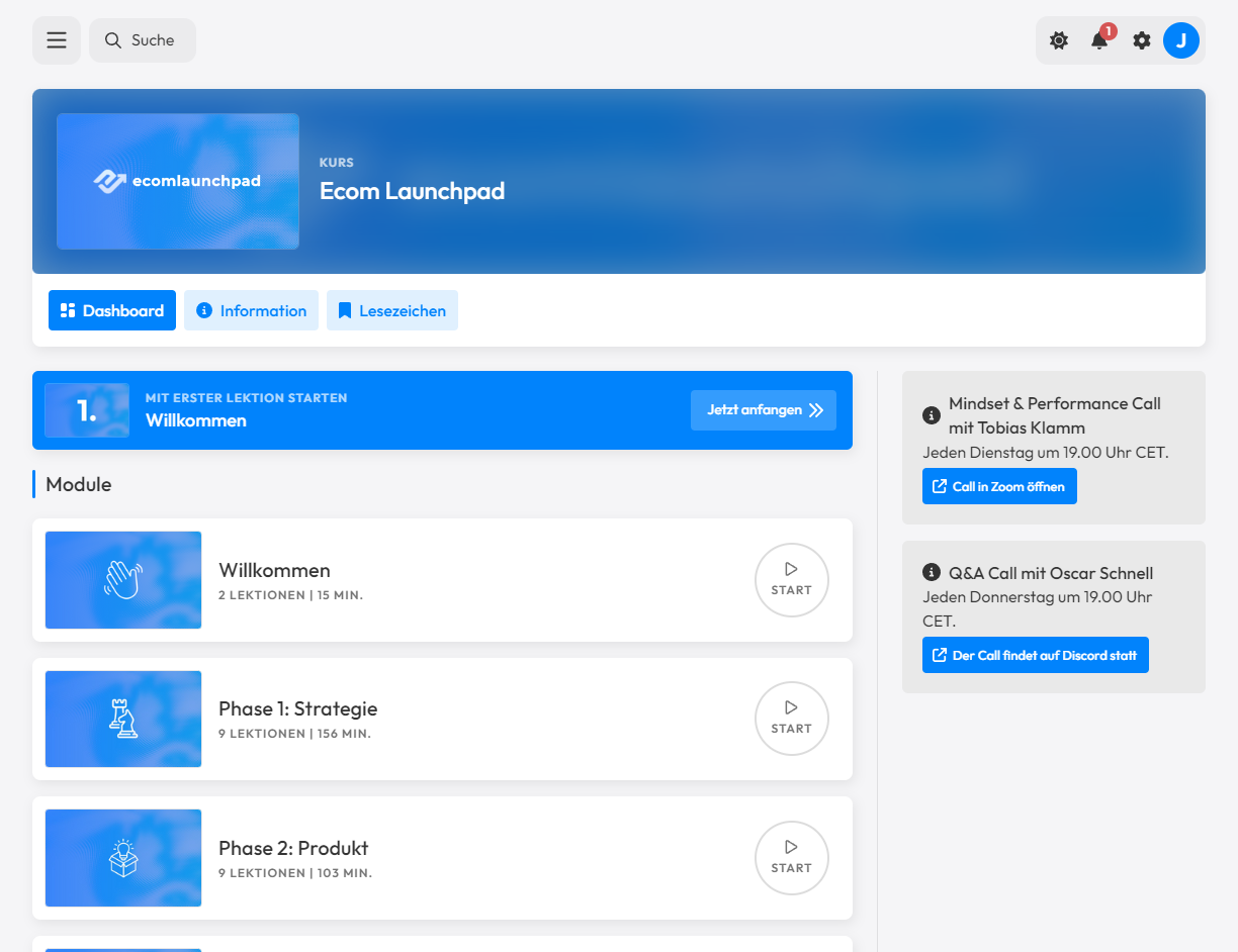 Ecom Launchpad - Offizielle Website