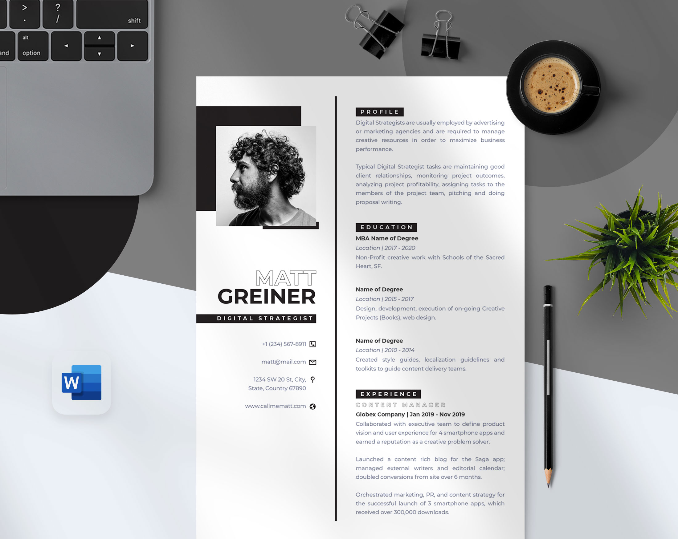 Resume Templates | Digital Products with Reselling Rights (PLR)