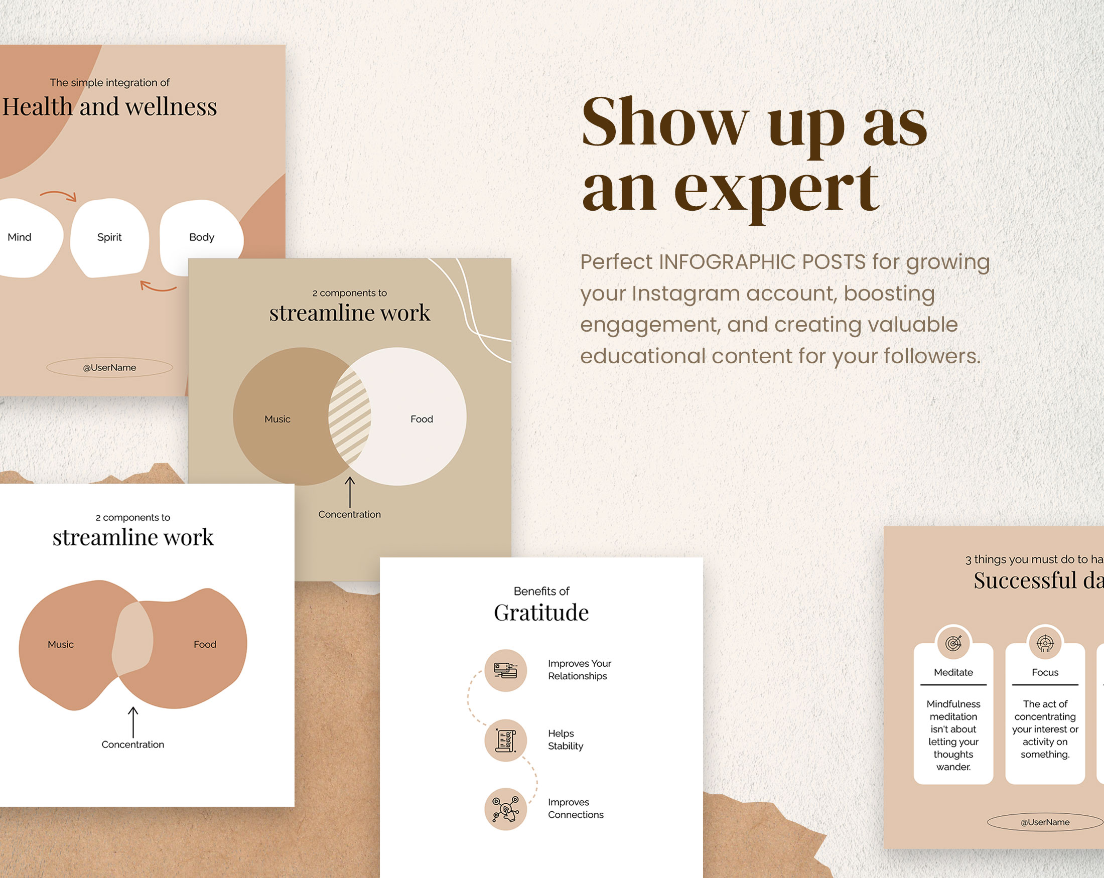 Infographics Instagram Posts | Digital Products with Reselling Rights (PLR)