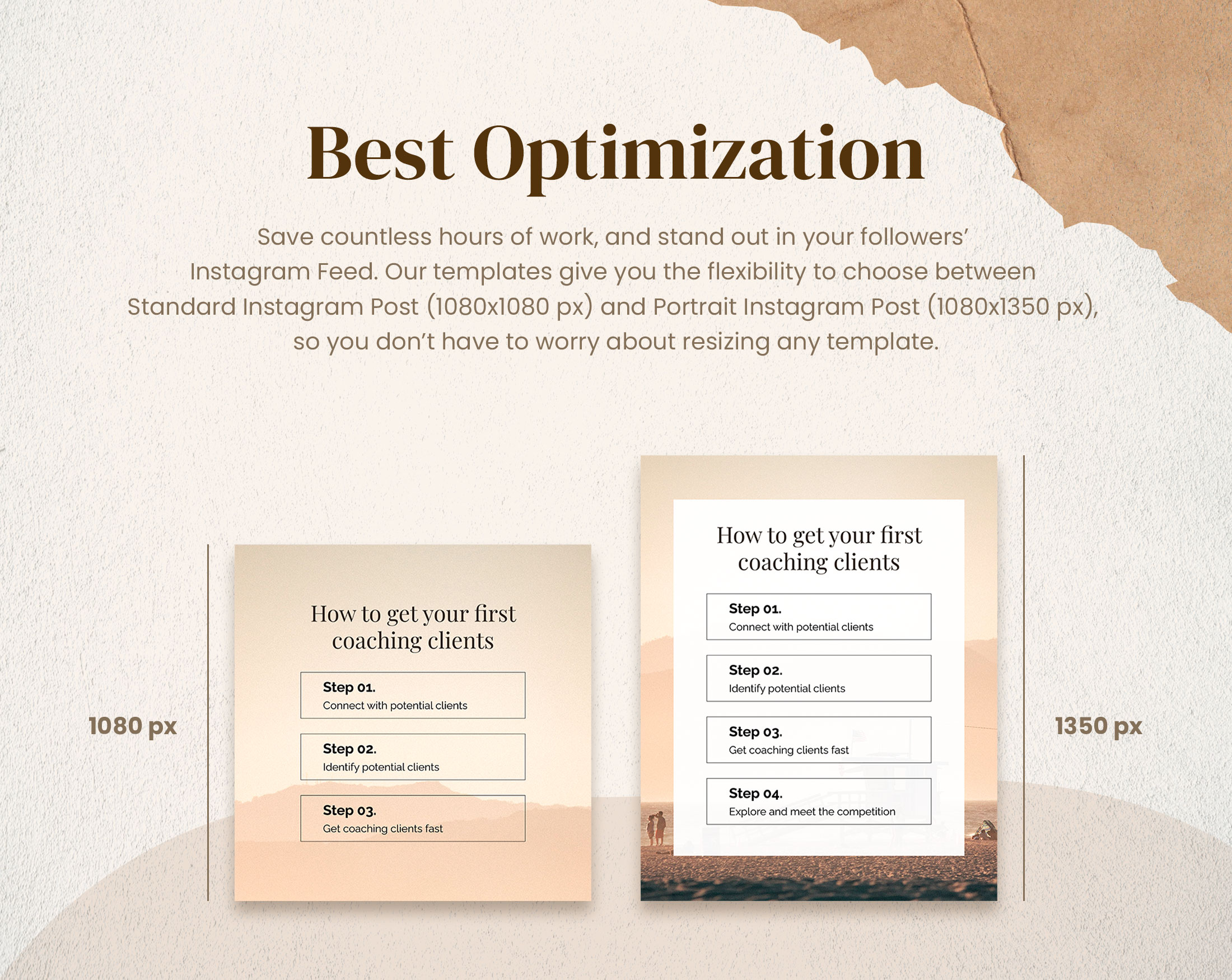 Step-By-Step Process Layouts Instagram Posts | Digital Products with ...