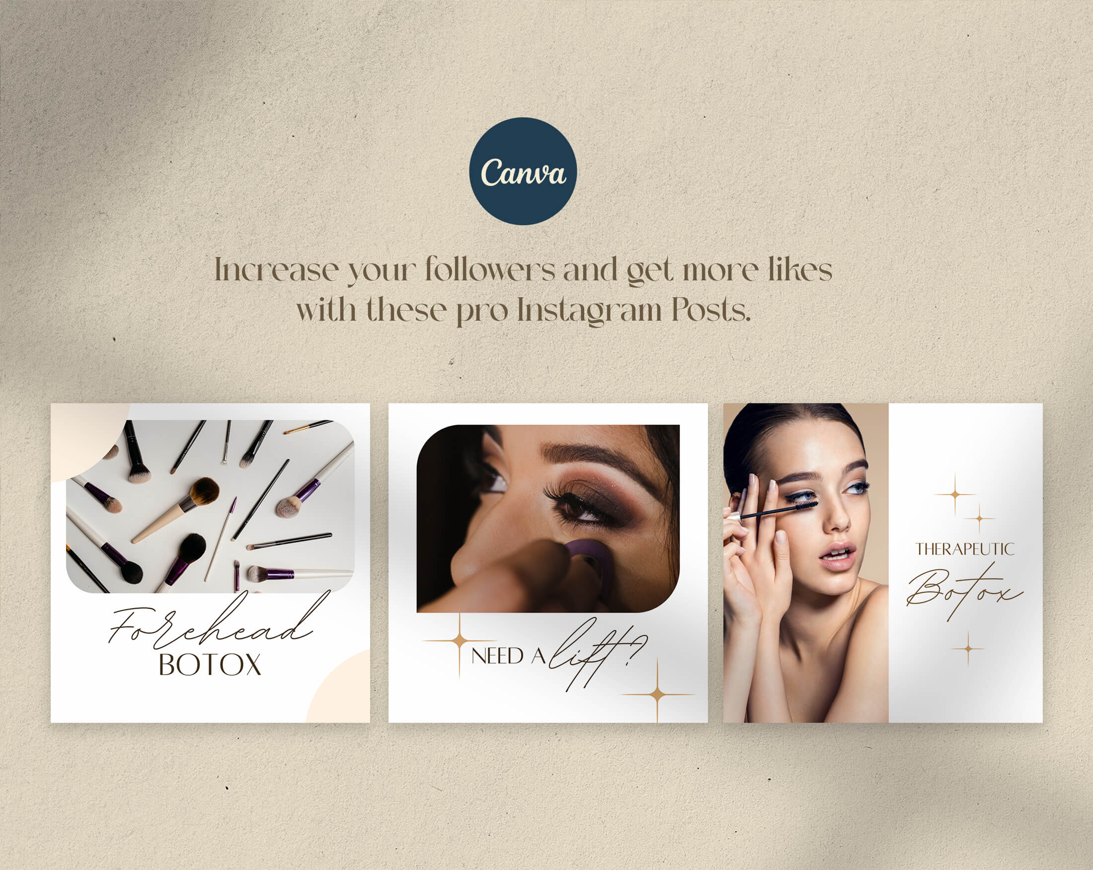 100 Botox & Filler Insta-Ready Canva Templates | Digital Products with ...