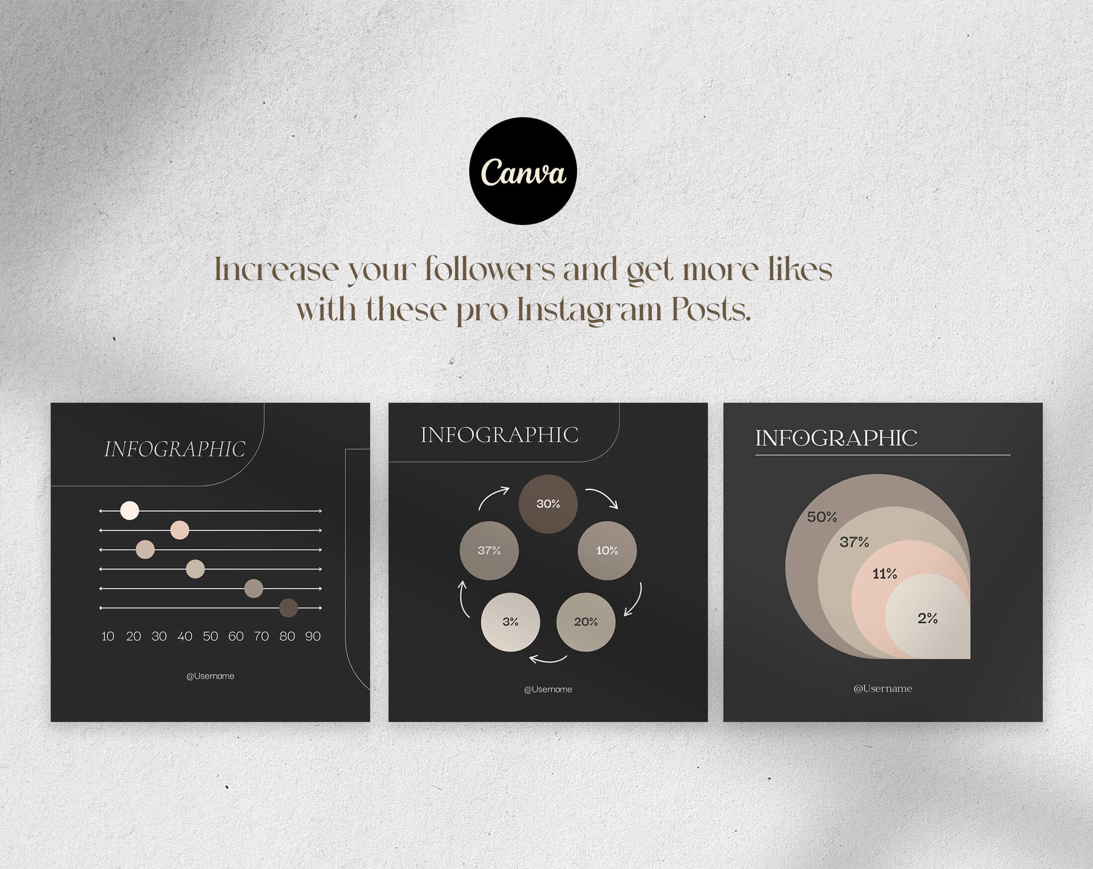 Vogue Infographics Social Media Creator Kit Canva Template | Digital ...