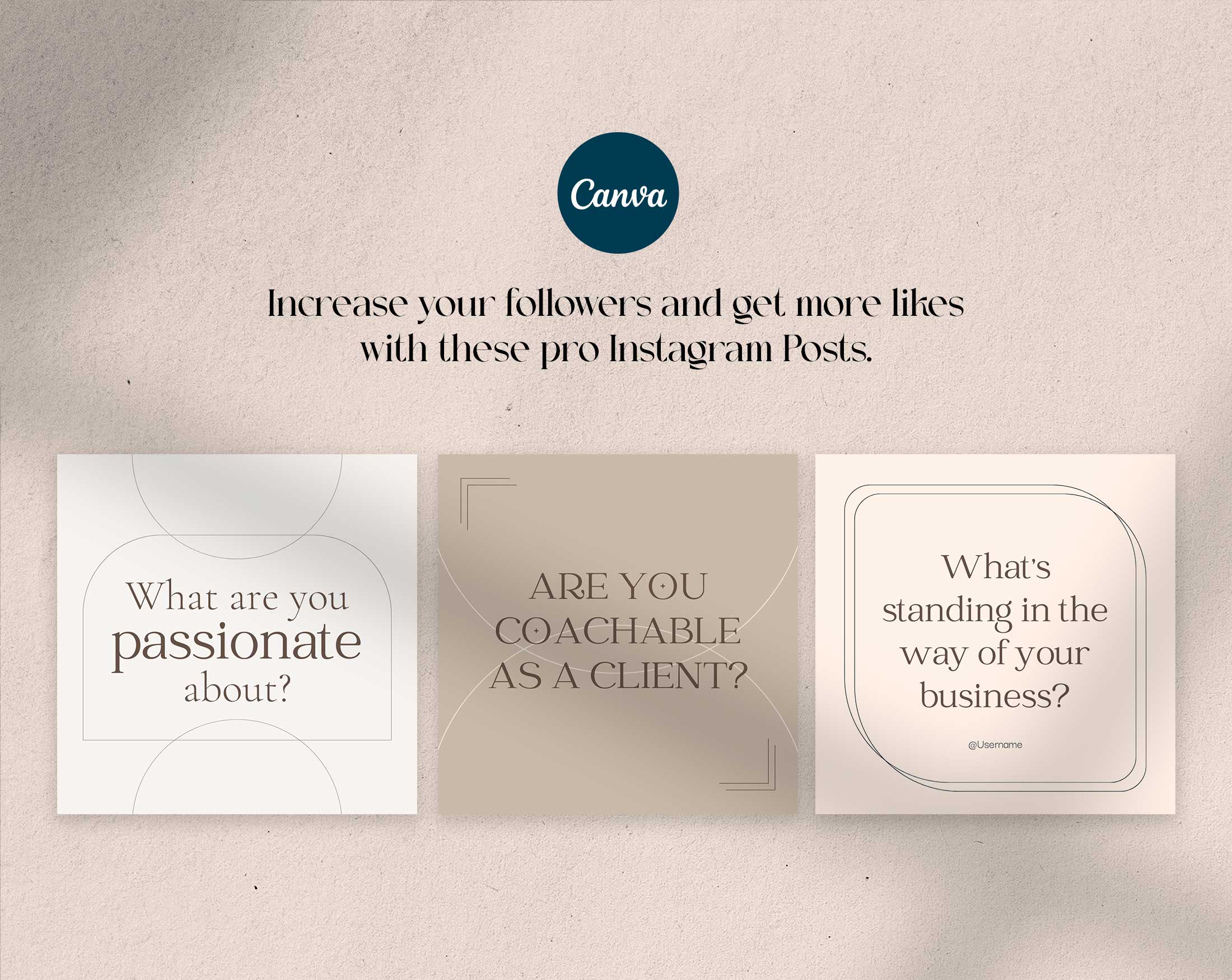 Vogue Question & Engagement Posts Social Media Creator Kit Canva ...