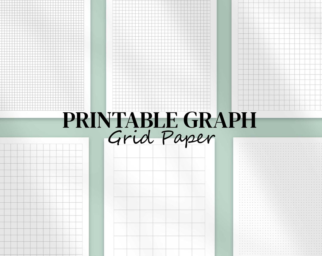 Printable Graph Grid Paper | Digital Products with Reselling Rights (PLR)