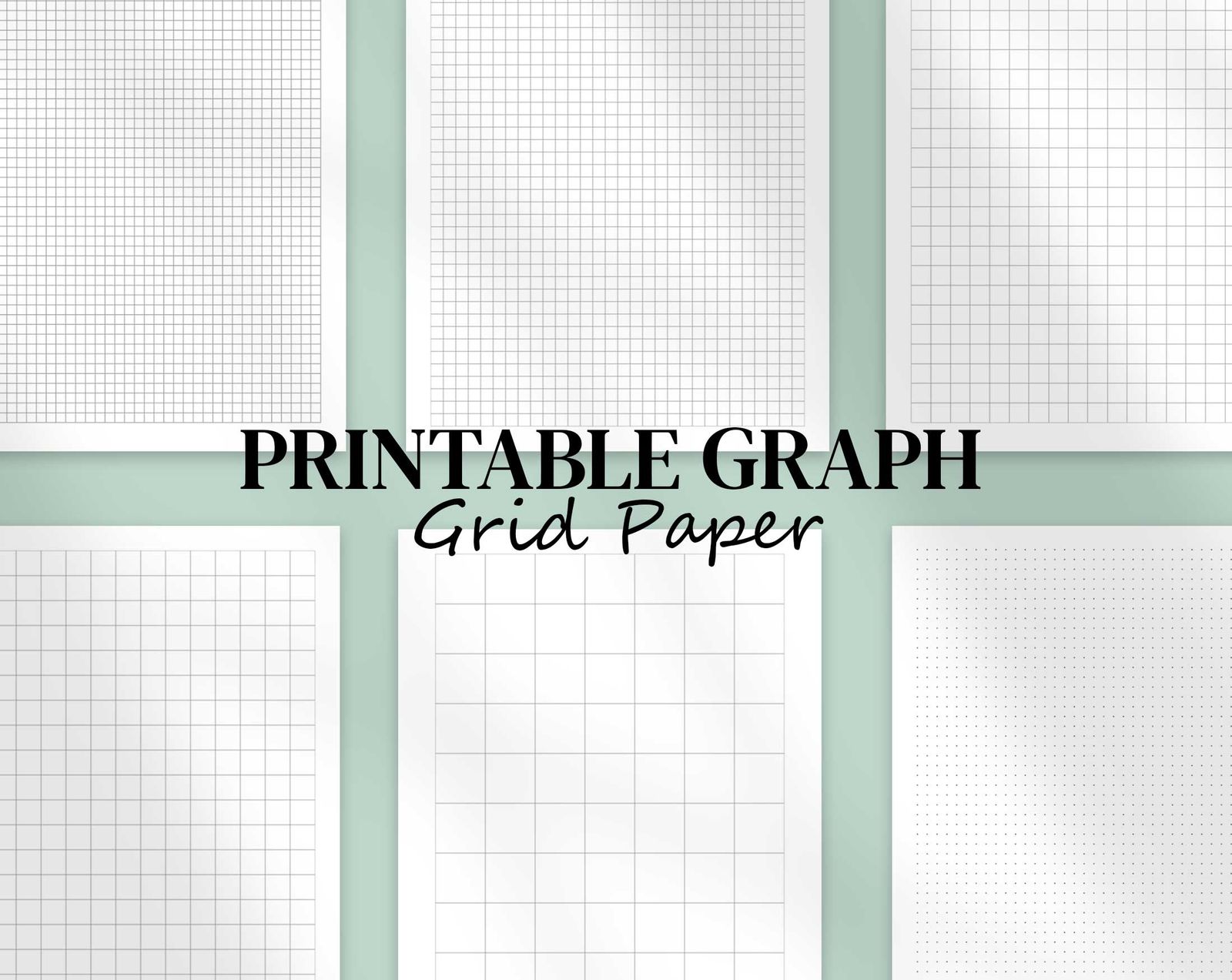 Printable Graph Grid Paper | Digital Products with Reselling Rights (PLR)
