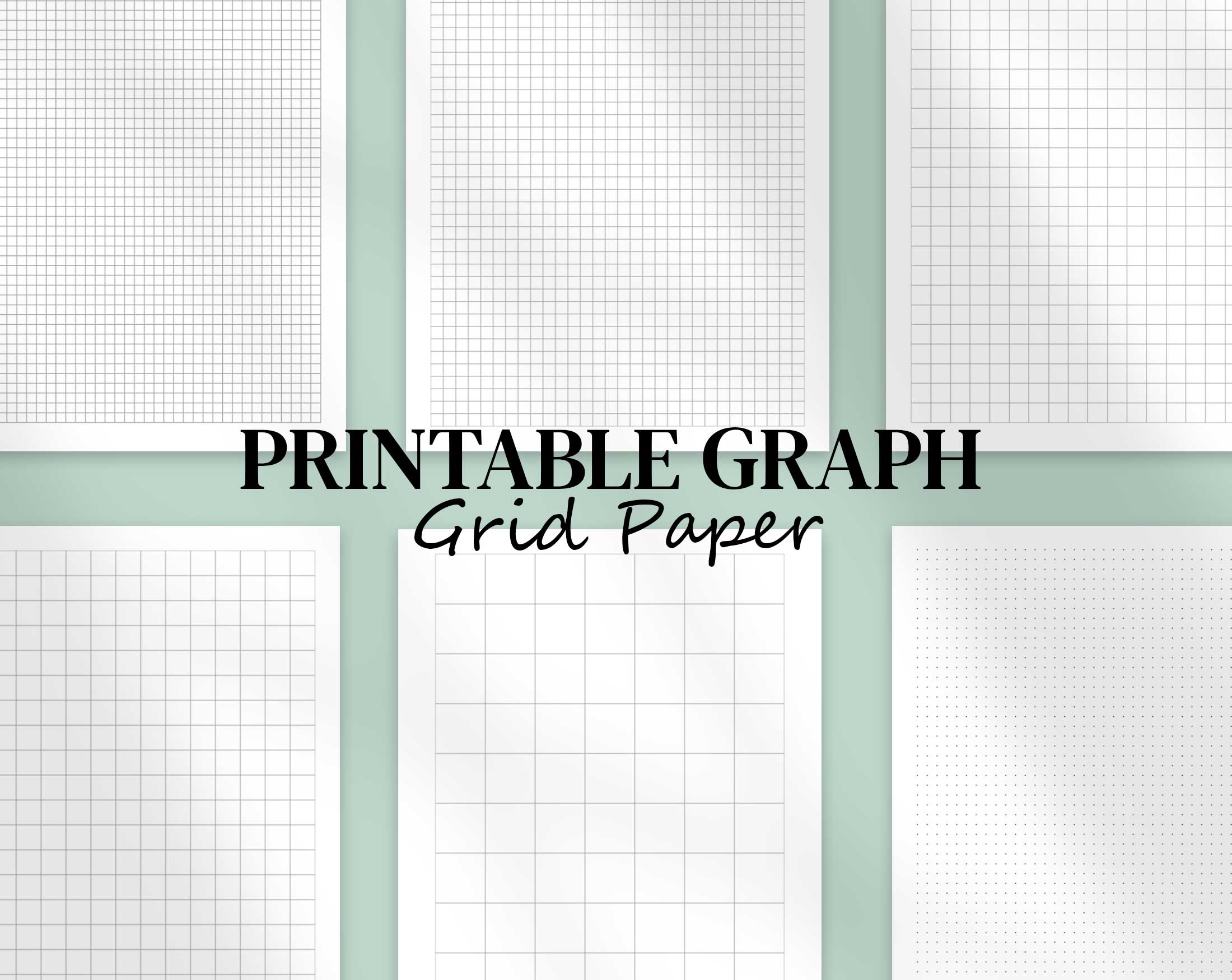 Printable Graph Grid Paper | Digital Products with Reselling Rights (PLR)