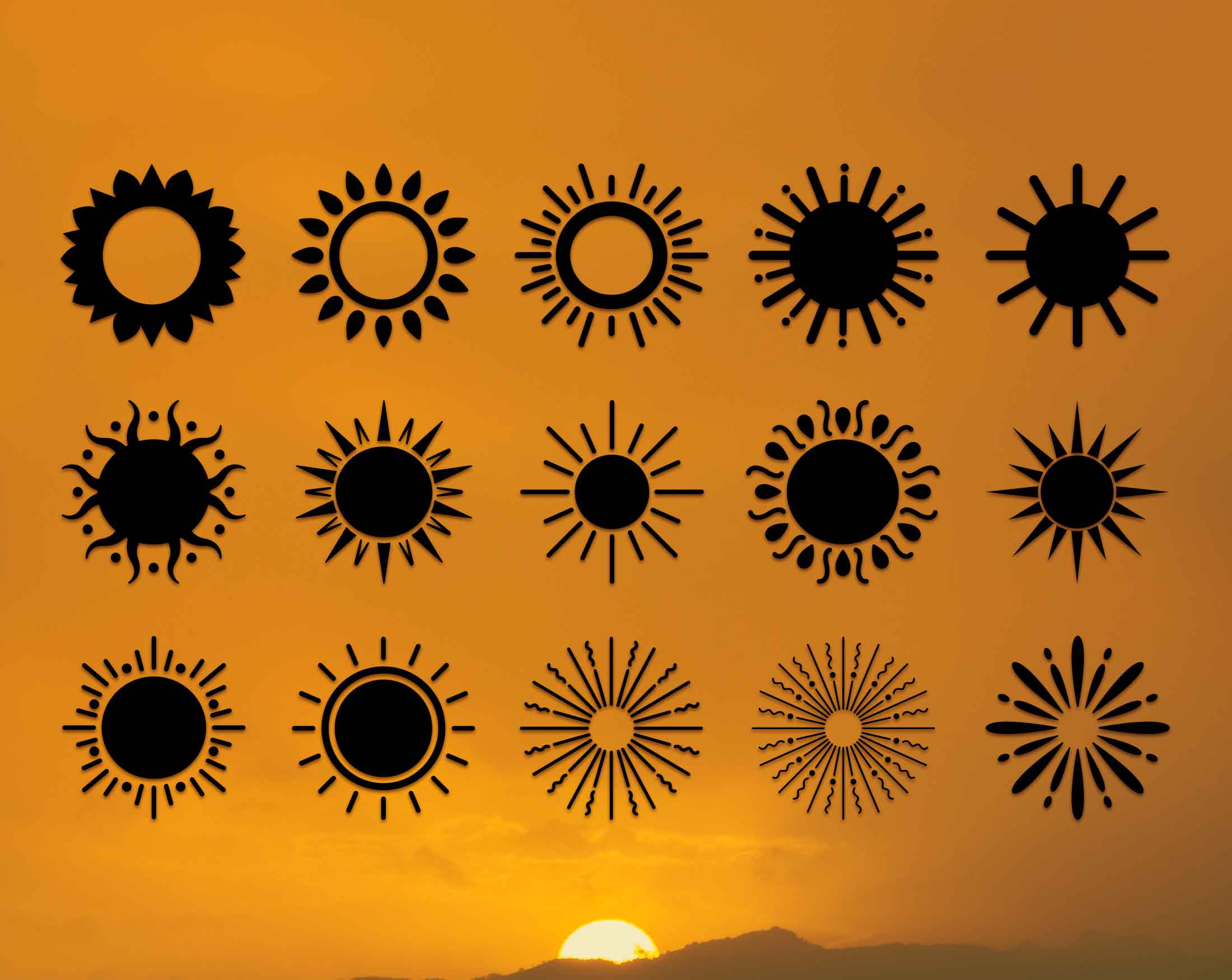 Sun SVG Pack | Digital Products with Reselling Rights (PLR)