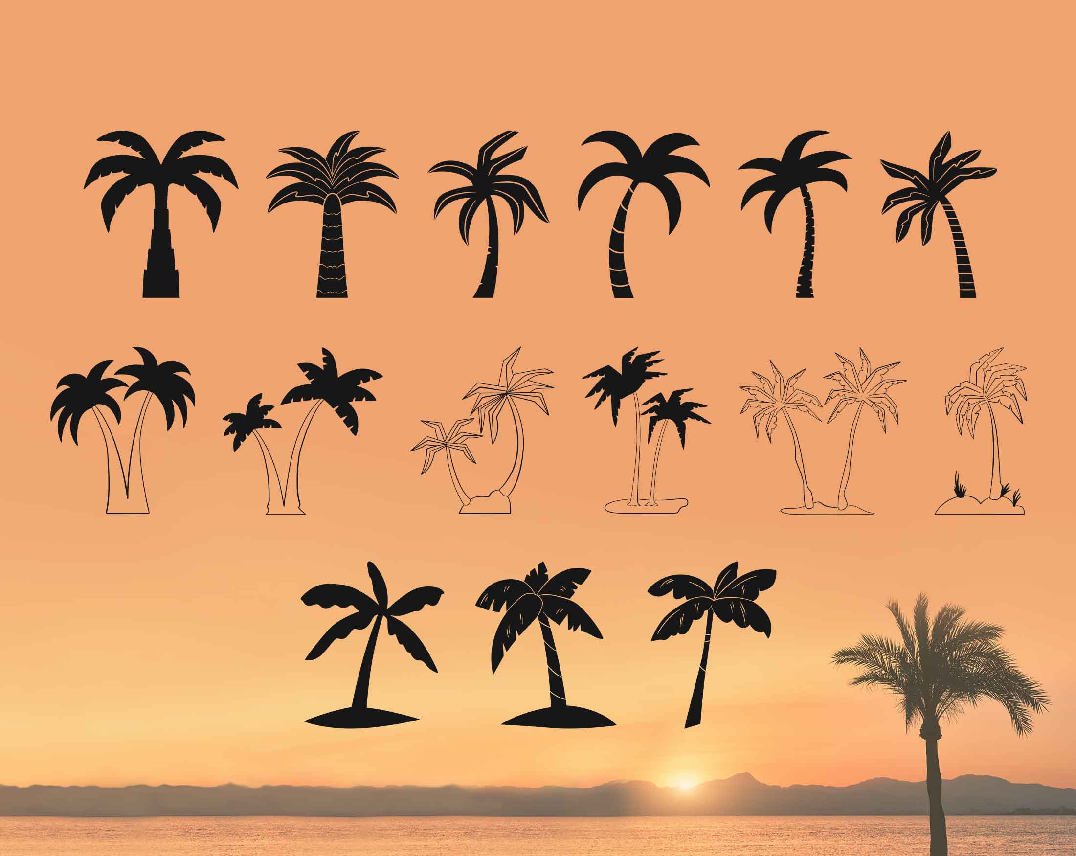 Palm Tree SVG Pack | Digital Products with Reselling Rights (PLR)
