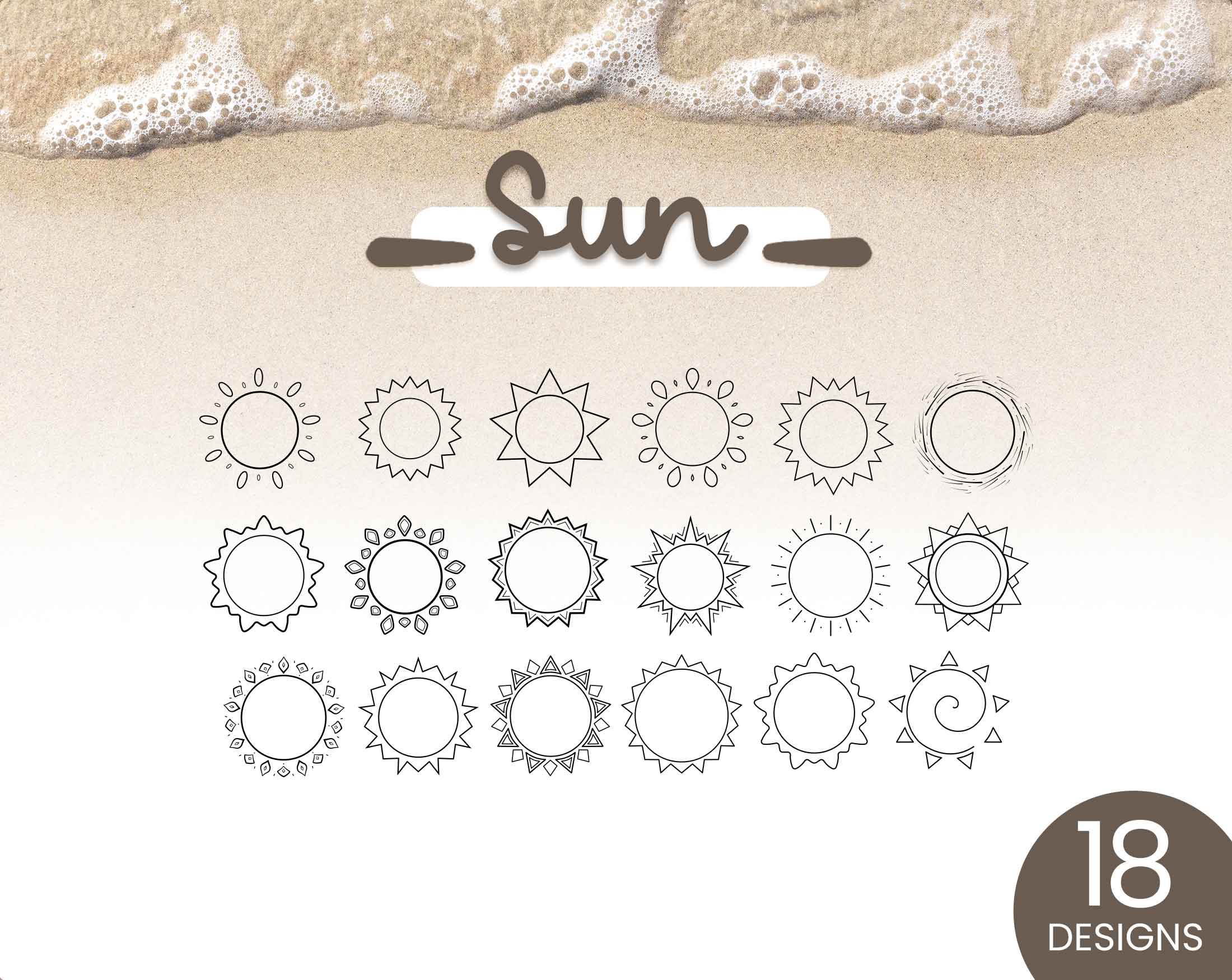 Summer Sun SVG Pack | Digital Products with Reselling Rights (PLR)