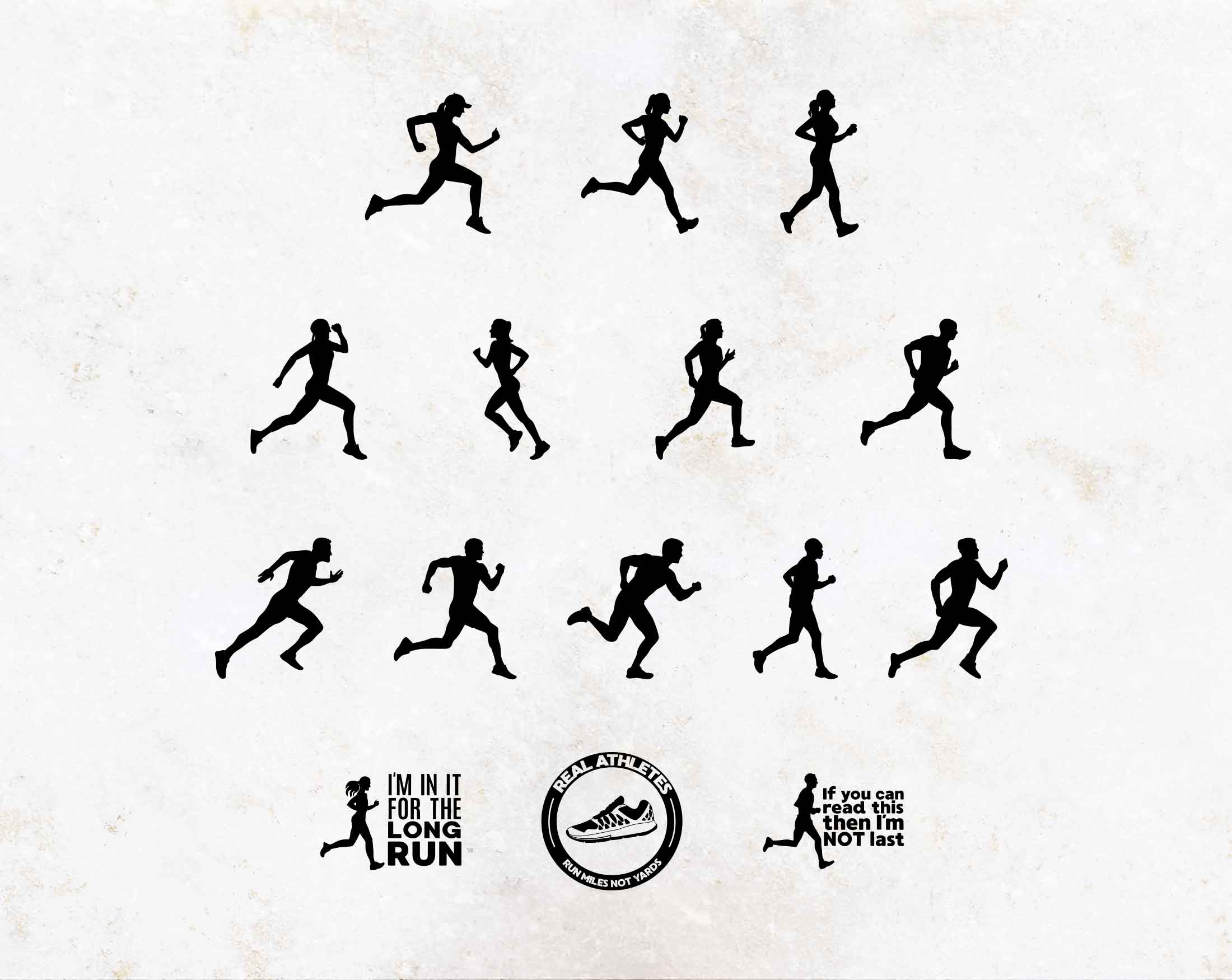 Running SVG Pack | Digital Products with Reselling Rights (PLR)