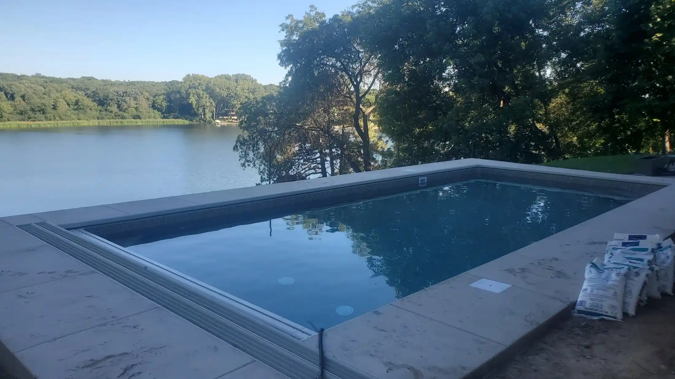 Swimming Pool Installation in Northfield MN by Plan Pools & Concrete ...