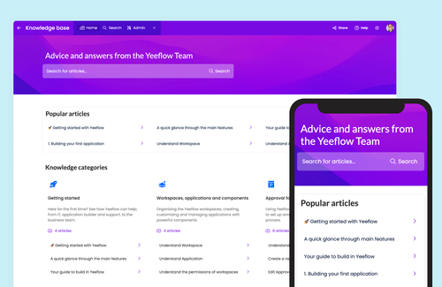 Yeeflow Templates Library | Pick from ready to use templates