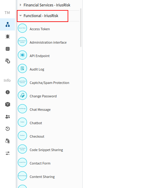 IriusRisk Functional Components