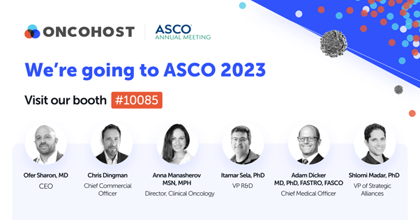 OncoHost exhibiting and presenting at the ASCO Annual Meeting 2023