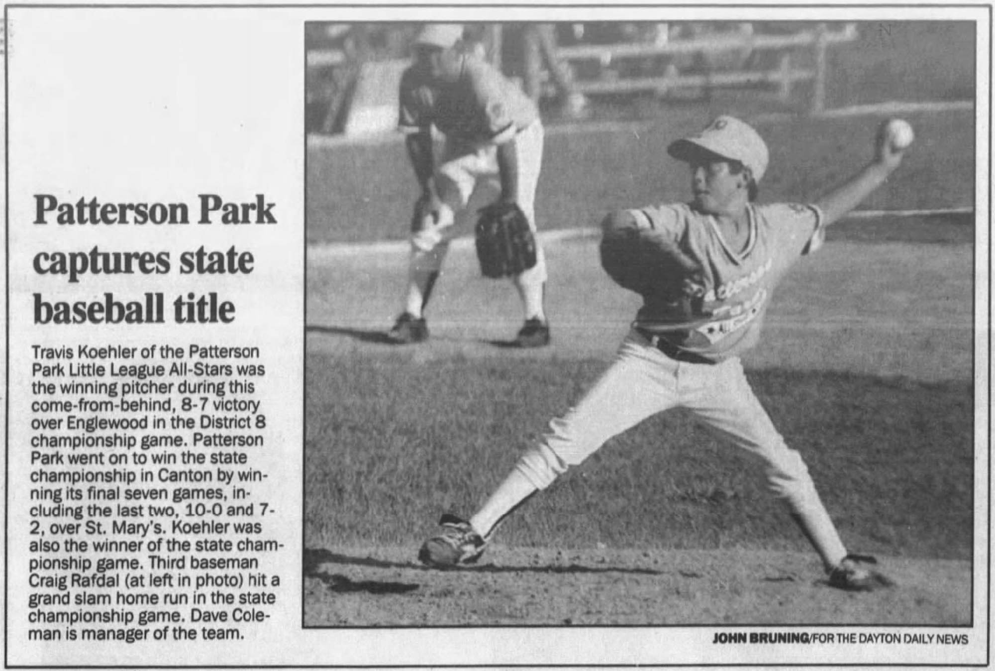 The History of Patterson Park - Patterson Park Youth Baseball and ...