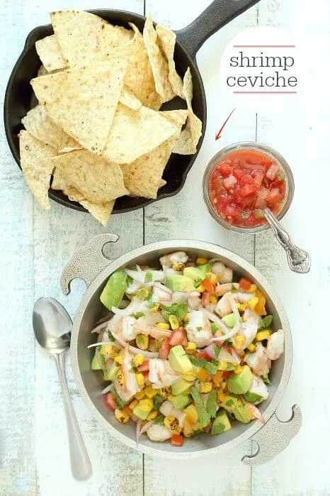 Mexican Shrimp Ceviche with Sabra Salsa - Foodness Gracious