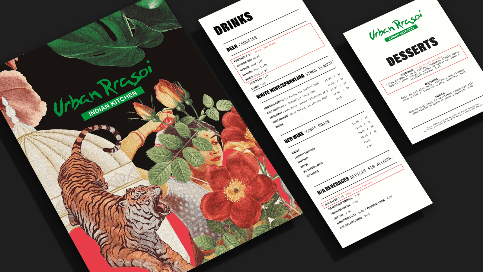 Flapjack Menu Design | Urban Rrasoi