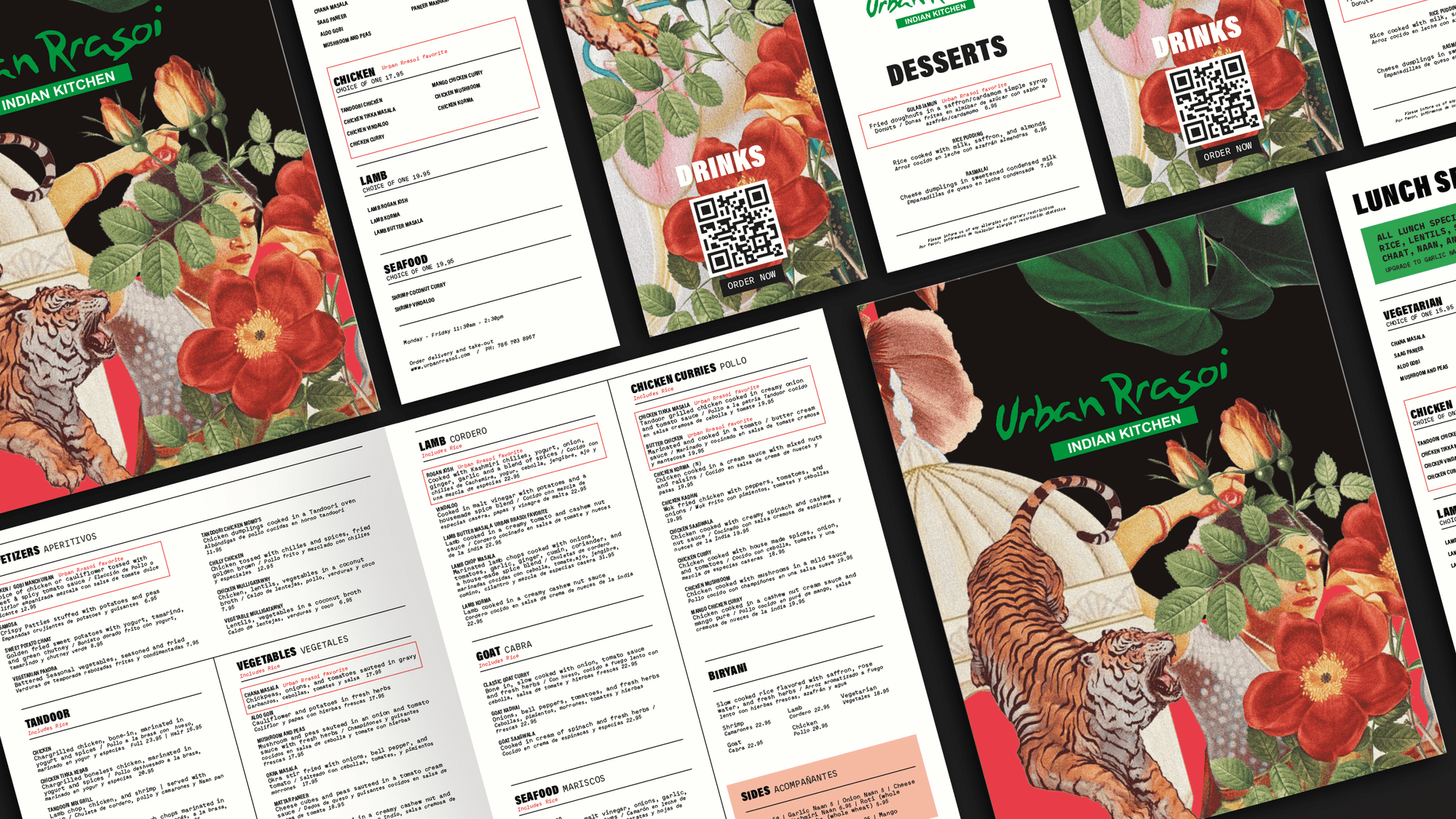Flapjack Menu Design | Urban Rrasoi