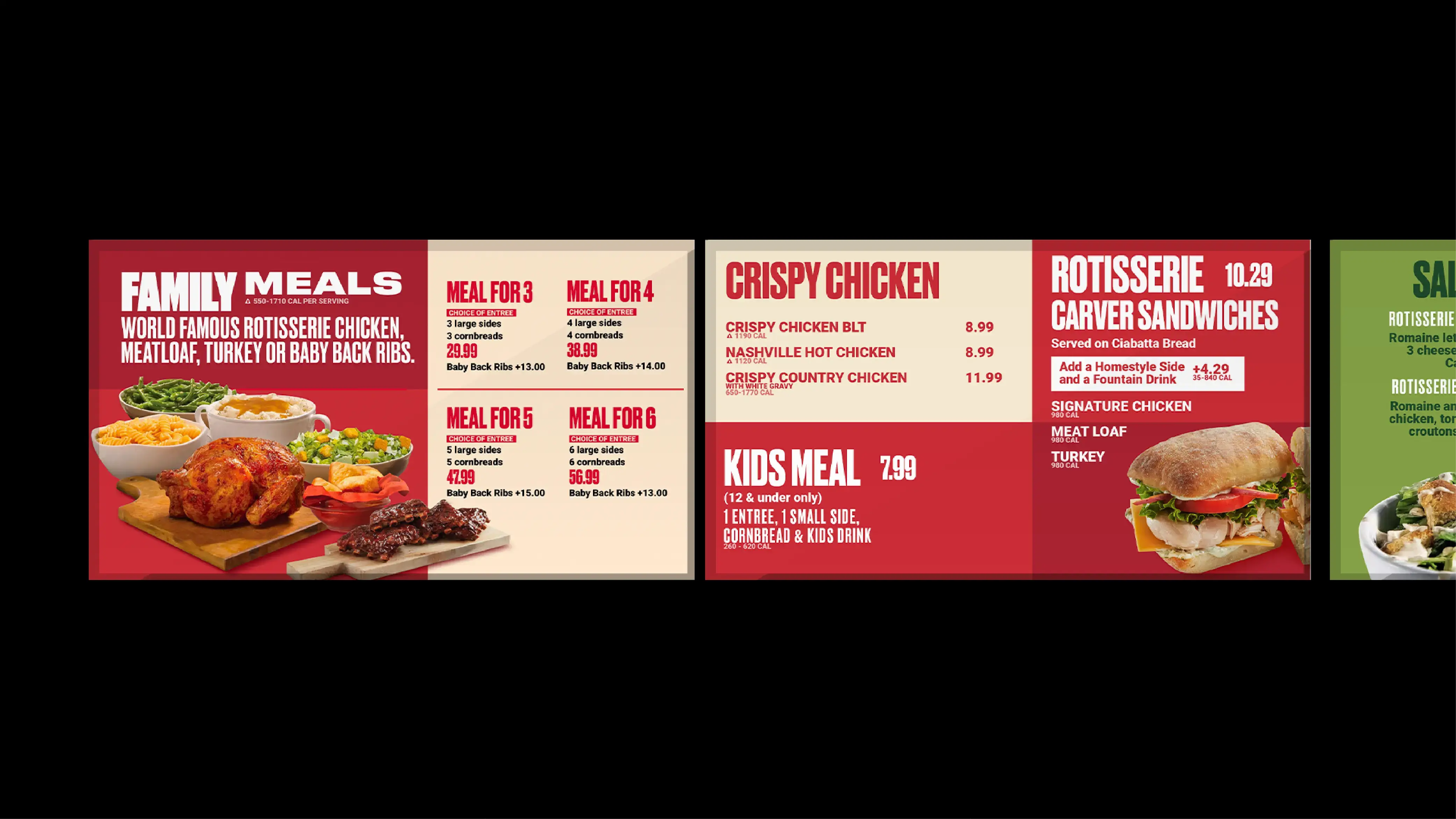 Flapjack Menu Design | Boston Market