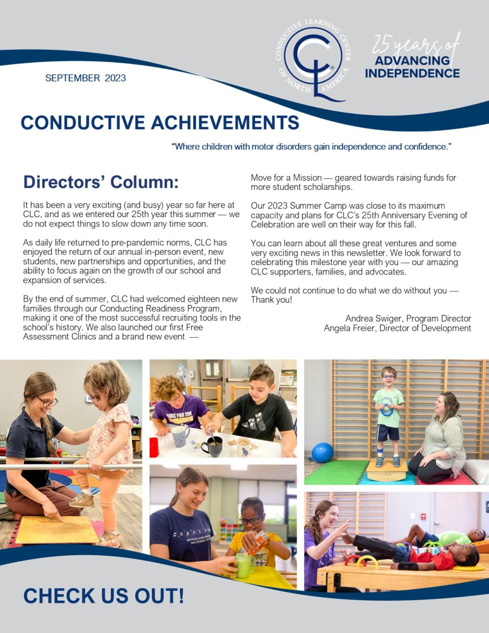 News and Events - Conductive Learning Center